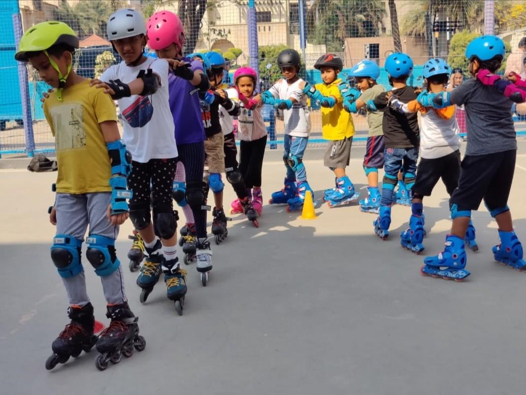 Skating coaching at Decathlon Hennur Batch-4