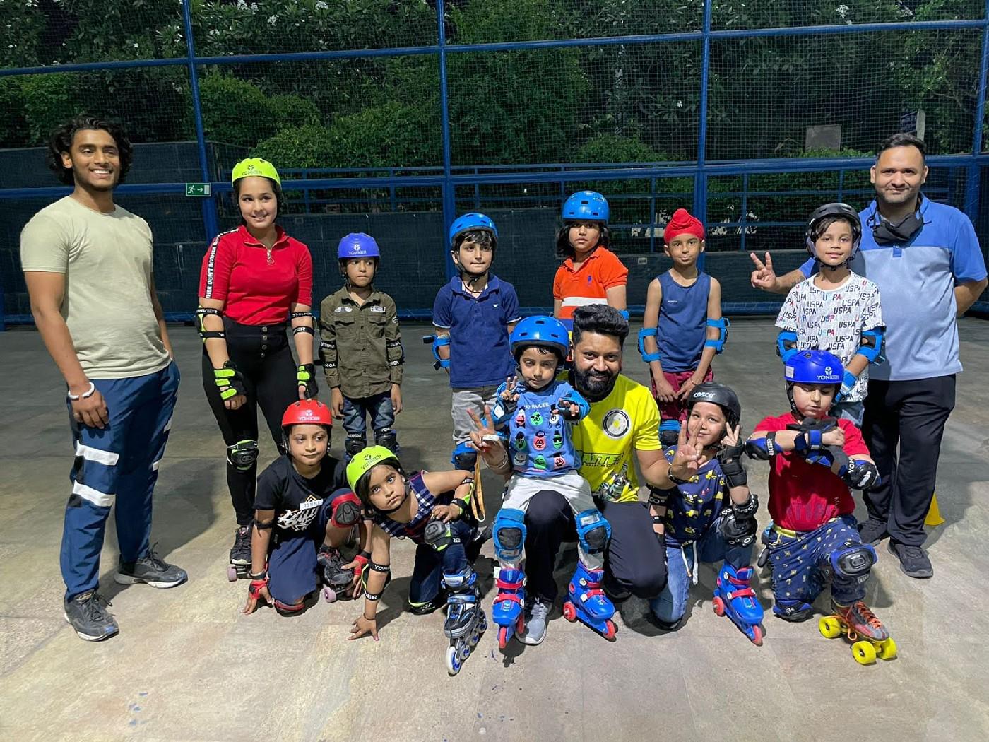 Skating coaching classes at Decathlon Esi Batch 1