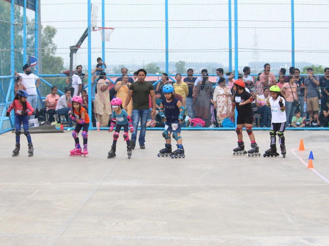 Skating Class Batch 1 at Decathlon Zirakpur